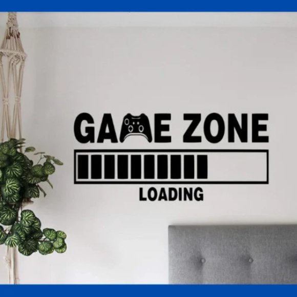 Wall Decor | Game Zone Wall Decal Video Game Play Gamer Controller Kids ...